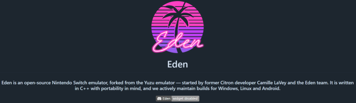 Der Switch-Emulator Eden erhält starke Performance-Updates