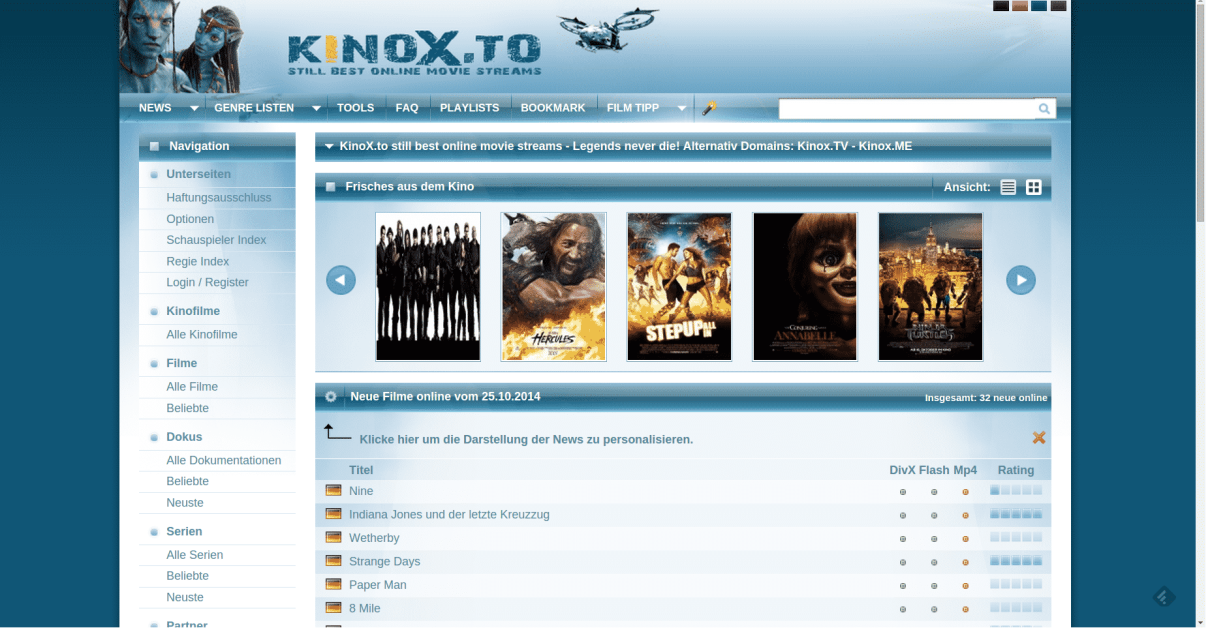 KinoX - Streaming-Portal bannt massenhaft Uploader